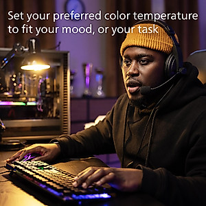 Philips LED A19 Selectable White Dimmable LED Light Bulbs - Flicker Free 60w Light Bulbs with EyeComfort Technology - Soft White 6500K Lightbulb - 1500 Lumen - E26 Base - 4 Pack