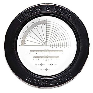 Bausch & Lomb 81-34-36 Multiscale Measuring Scale; for use with Measuring magnifiers