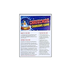 Go! Games, Christmas Charades Board Game