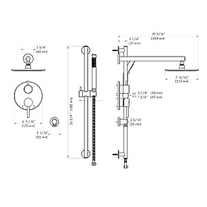 ZLINE Autograph Edition El Dorado Shower System in Matte Black (ELD-SHS-MB)