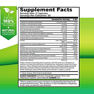 Follicaide Men and Women Hair Growth Vitamin Hair Supplement with Natural Ingredients for Stopping Hair Loss, Thinning, Shedding and Balding | High Potency | Effective All Hair Types, 60 Ct (ECO PACK)