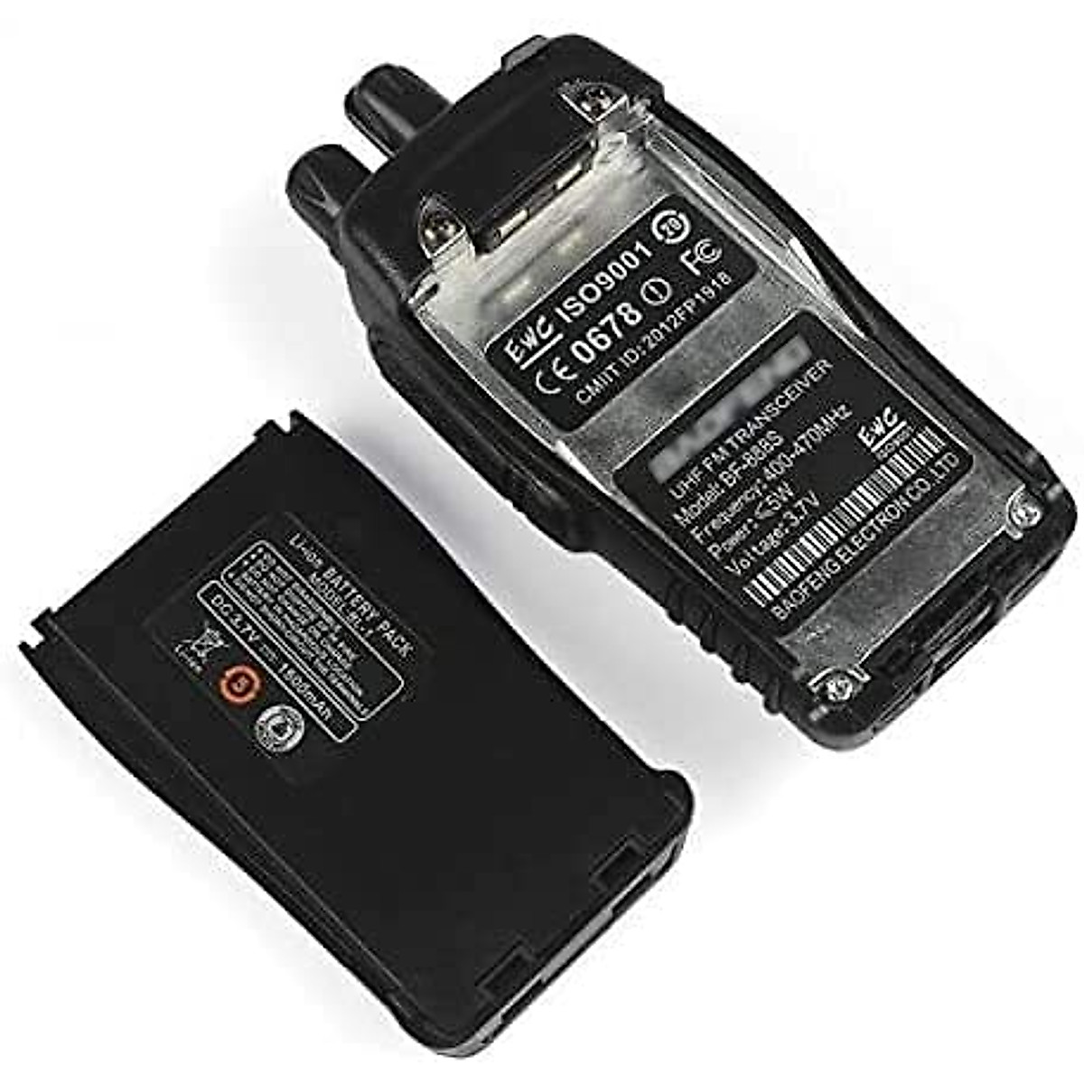 Baofeng BF-888S Ham Two Way Radio, Walkie Talkie with Rechargeable Battery Headphone Wall Charger Long Range 16 Channels (2 Pack)