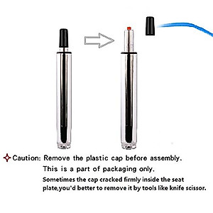 Kaleurrier Rolling Swivel Adjustable Heavy Duty Drafting Stool Chair for Salon,Medical,Office and Home uses,with Wheels and Back (Black)