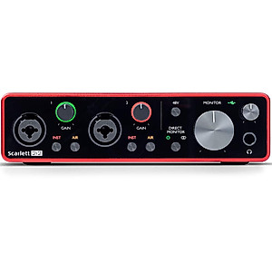 Focusrite Scarlett 2i2 3rd Gen USB Audio Interface Bundle with Polsen Studio Monitor Headphones, Pop Filter, and XLR-XLR Cable