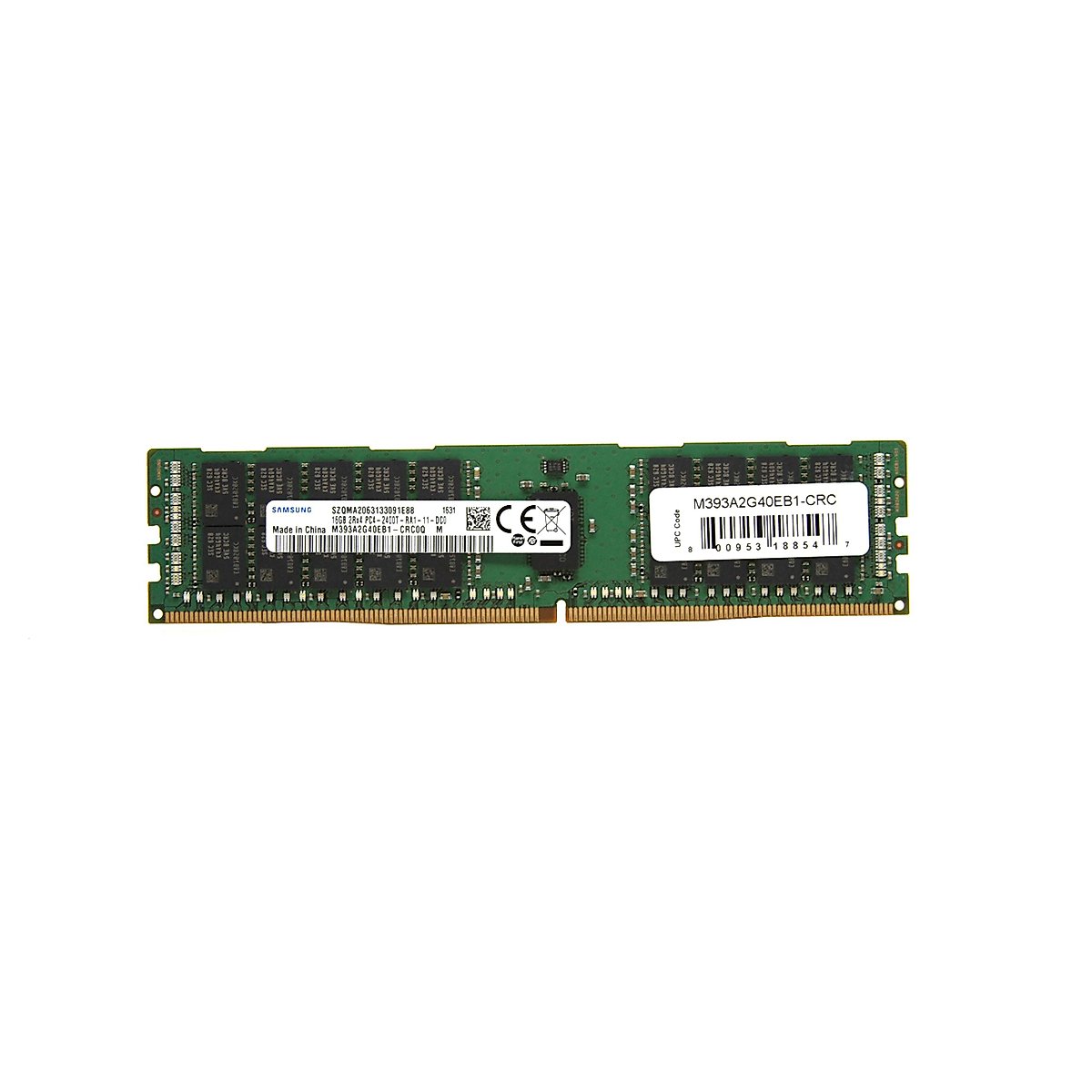 Samsung M393A2G40EB1-CRC 16GB X1 DDR4 2400Mhz ECC Registered CL17 2Rx4 1.2V 288-Pin RDIMM Server memory PC memory