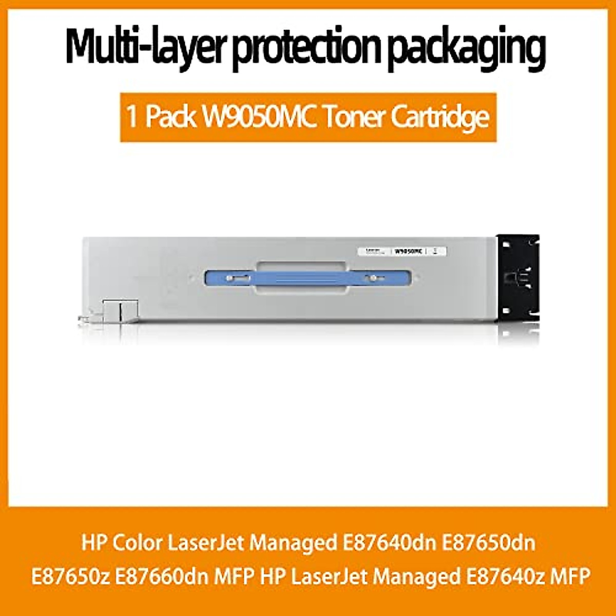 kooway Remanufactured W9050 W9050MC Black Toner Cartridges Replacement for HP MFP E87640 E87650 E87660 - 54500 Pages 1 Pack