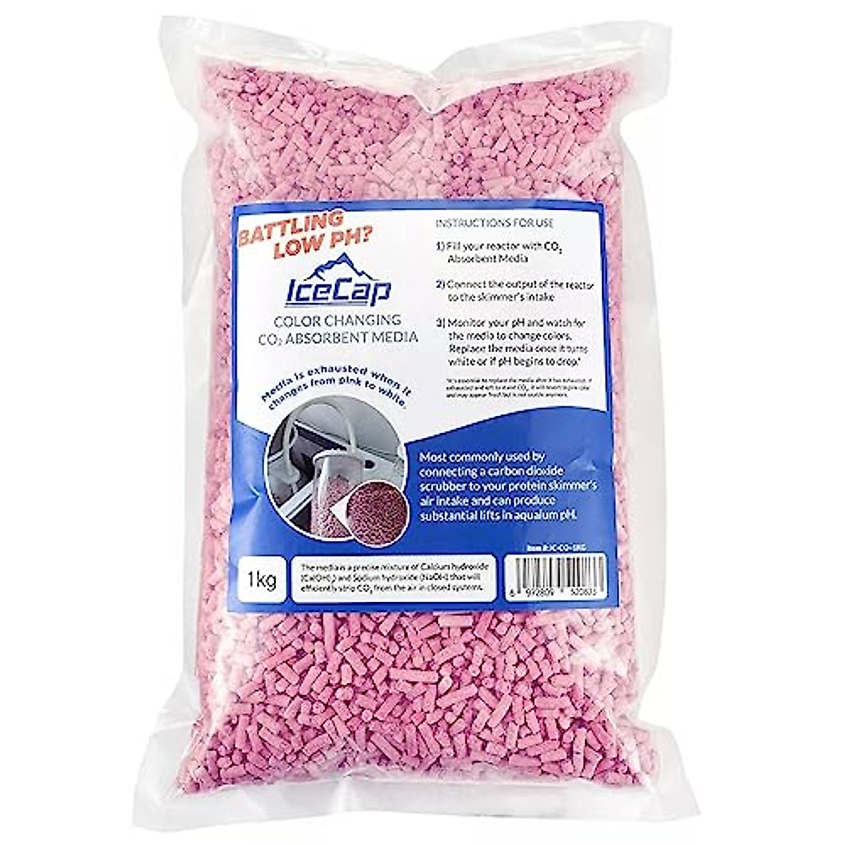 IceCap Color Changing CO2 Absorbent Media 1kg