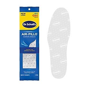 Dr. Scholl's AIR-PILLO Insoles // Ultra-Soft Cushioning and Lasting Comfort with Two Layers of Foam that Fit in Any Shoe - One pair