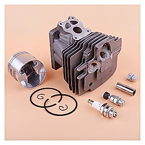 HCOWL 52mm Big Bore Cylinder Piston Kit Compatible with Stihl MS441 MS441C Chainsaw #1138 020 1201 Motosierra Garden Accessories