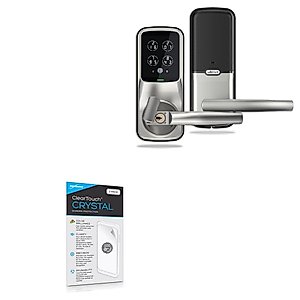 BoxWave Screen Protector Compatible with Lockly Guard Duo (679D) - ClearTouch Crystal (2-Pack), HD Film Skin - Shields from Scratches