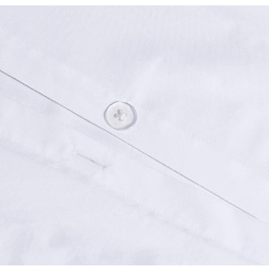 Brooklyn Loom Solid Cotton Percale Olive Green Full/Queen 3-Piece Duvet Set (DCS3158OGFQ-00)