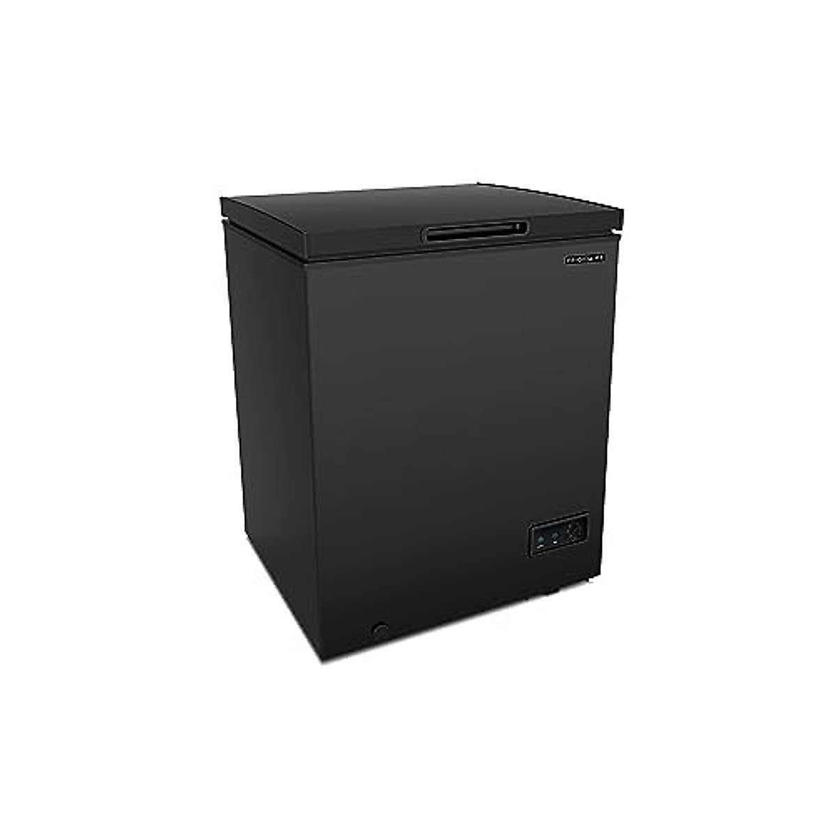 Frigidaire EFRF5003-BLACK Chest Deep Freezer-GARAGE-READY, 5.0 Capacity, Black-Adjustable Thermostat-Removable Vinyl Coated Wire Basket-Easy Defrost Drain, 5 cu ft