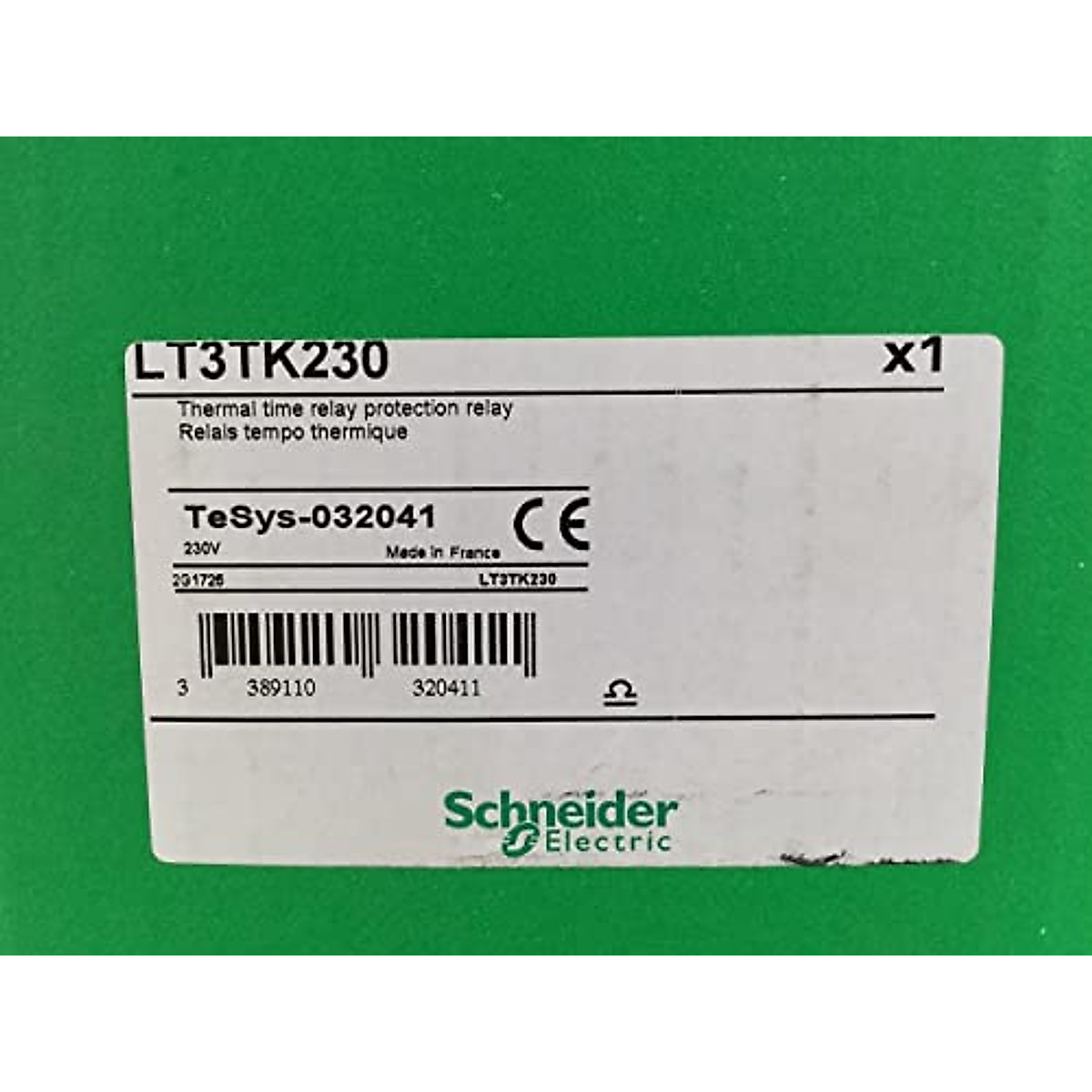 Schneider Electric LT3TK230 Thermal time Relay Protection Relay TeSys New NFP