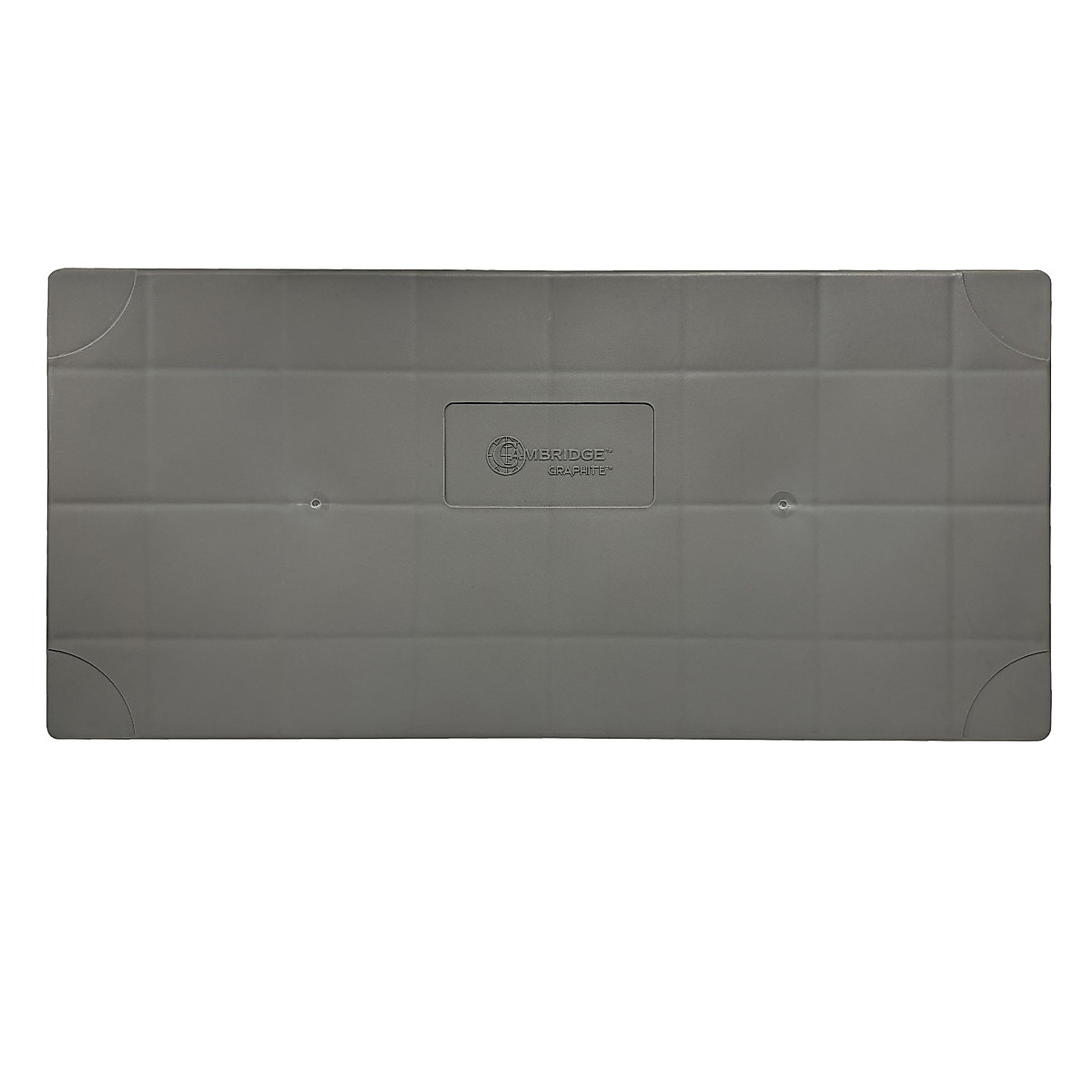 Cambridge Mini Split Gray AC Condenser Pad/Base, 18" W x 38" L x 3" H - Ideal for Air Conditioner Condenser Unit