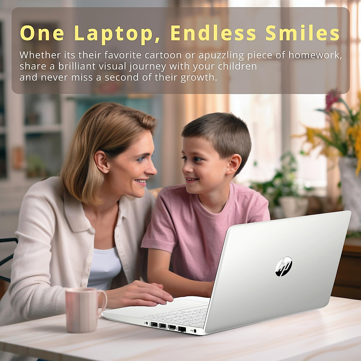 2022 HP Stream 14" HD Laptop, AMD Athlon Silver 3050U Processor, 8GB RAM, 256GB SSD , 720p HD Webcam, AMD Radeon Graphics, Bluetooth, Windows 10 Home, Silver, 32GB SnowBell USB Card