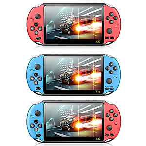 Kajiali Handheld Game Console 5.1 Inch Large Screen Retro Game Console Built-in 1000+ Games Support HD TV Output Video Game Consoles Support TF Card Game Console Birthday Gifts for Kids Adults
