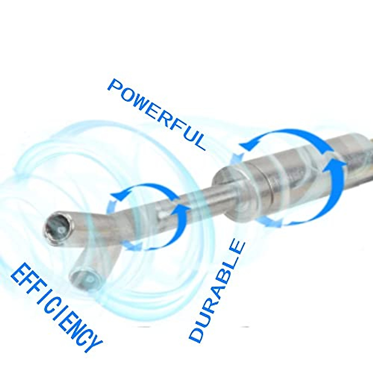 BIAOMEI High Pressure Car Interior Cleaning Gun Automobile Detailing Cleaning Car Detailing Dry Washing Gun with Brush (New ugrade Aluminum Tube Rotate), z-014