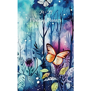 24/25 Monthly Pocket Planner: 2 Year Pocket Calendar 2024-2025 for Purse | January 2024 to December 2025 | 4" x 6-1/2" | 48 Note Page | Pocket Size