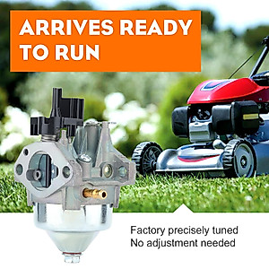 Hipa 16100-Z8B-901 BB76A A Auto Choke Carburetor 17211-ZL8-023 Air Filter for Honda GCV160 GCV160LAO S3B NH1 GCV160LA0 S3LB HRR2169VKA HRR216K9VKAA HRR216K10VKAA 7021P HU700F TB240 TB130