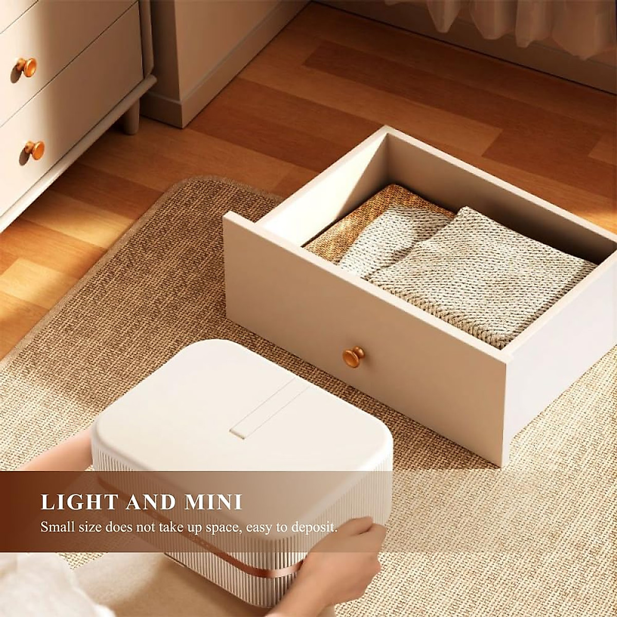 Inanna Electric Clothes Dryer, Compact Dryer For Apartment, Travel and Small Spaces, Small Foldable Electric Dryer With Dry Bag For Light Clothes and Baby Clothes