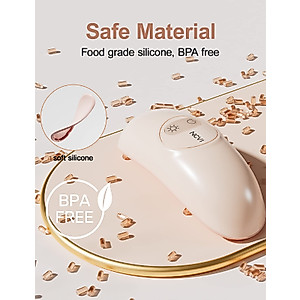 NCVI Warming Lactation Massager, 2-in-1 Breast Massager for Breastfeeding, Lactation Massager for Clogged Ducts, Engorgement, Heat & Vibration for Improved Milk Flow, Nursing Essentials 2 Pack