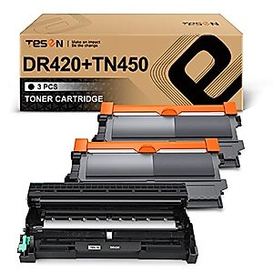 TN450+DR420 TESEN Compatible Toner and Drum Cartridge Replacement for Brother TN450 DR420 Use for HL-2270DW HL-2240 HL-2280DW MFC-7360N DCP-7065DN MFC-7240 IntelliFax-2840 Toners_Cartridges_Printer