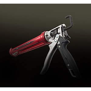 TAJIMA Caulk Gun - 1/10 Gallon (10 oz) Convoy Super Caulking Tool with Rotating Cradle & Auto Flow Stop - CNV-100SP