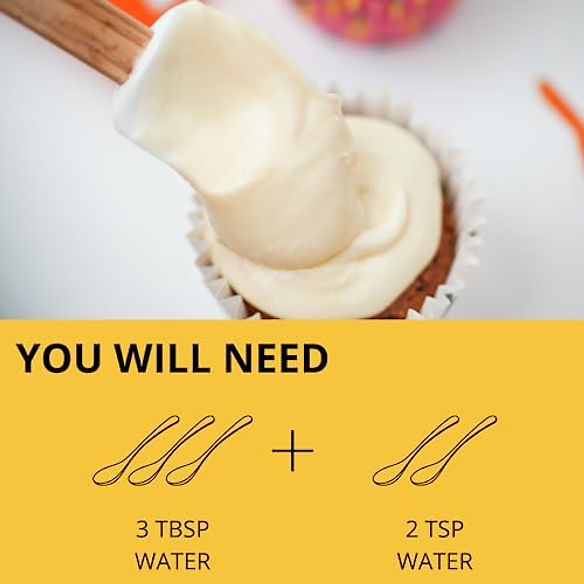Good Dees Just Add Water Cream Cheese Frosting Mix, Keto Frosting Mix, No Sugar Added Frosting,Gluten Free & Maltitol Free, Diabetic, Atkins & WW Friendly (60 Calories, 1g Net Carb Per Serving)
