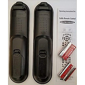 Spectrum TV Remote Control 3 Types to Choose FromBackwards Compatible with Time Warner, Brighthouse and Charter Cable Boxes (Pack of Two, UR5U-8780L)