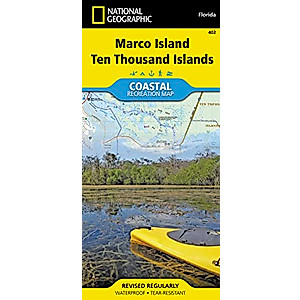 Marco Island, Ten Thousand Islands Map (National Geographic Trails Illustrated Map, 402)