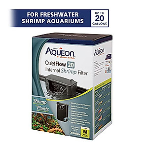 Aqueon QuietFlow Internal Shrimp Filter 20 Gallons