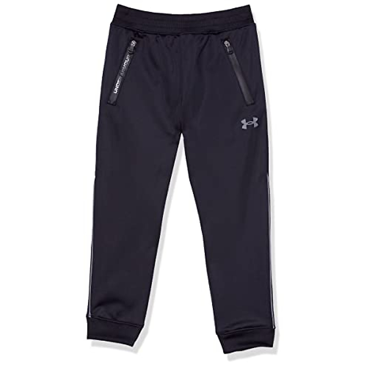 Under Armour girls Pennant Tapered Sweatpants, Black - Core, 4 US