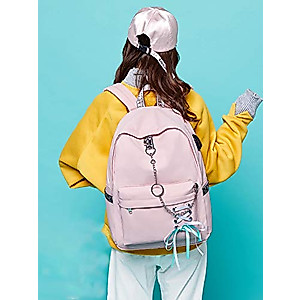 Hey Yoo Backpacks for Girls Backpack for School Bag Bookbag Aesthetic Cute School Backpack for Girls Teens