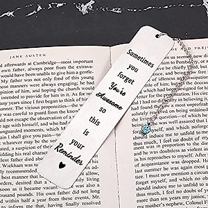 ROCAMI Library Card Bookmark Librarian Gifts for Women Special ed Teacher Gifts Bookmarks for Teens Bookmarks for Book Lovers Retirement Bookmark Funny Bookmarks Bookmarks for Women