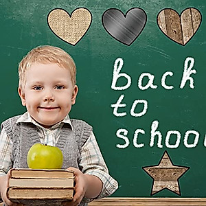 48 Pcs Industrial Chic Cutouts Rustic Farmhouse Classroom Decor Industrial Accents with Glue Point Dots for Bulletin Board Decoration Back to School Chalkboards School Nursery Kids Art Decor