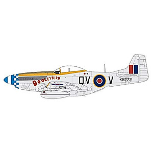 Airfix North American MK IV/P-51K Mustang 1:48 WWII Military Aircraft Plastic Model Kit A05137