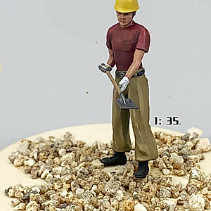 Warmtree 3 Box Rock Basing Kit Miniature Rock Landscape Rocks Gravel Scenic Sand Tabletop Layout Terrain Scenery Landscape Model Railroad Sand Table Material