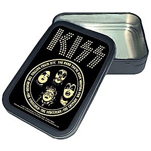 Stash Tins - KISS The Band You've Been Waiting For Storage Container 4.37" L x 3.5" W x 1" H