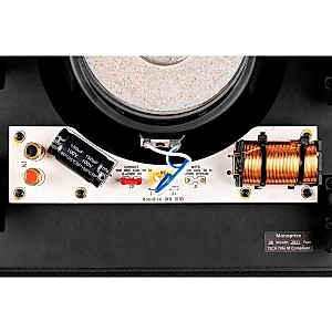 Monolith M-IWSUB8 8-Inch in-Wall Subwoofer - Passive, 4 Ohm Nominal Impedance, 91dB Sensitivity, Magnetic and Paintable Grille, Easy Install, for Home Theater System