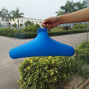 Inflatable Hanger Travel Outdoor Portable Folding Clothes Drying Rack with Hook Outdoor Clothes Hanger Rack Non-Slip Foldable Coat Holder for Home Car Camping Indoor Outdoor