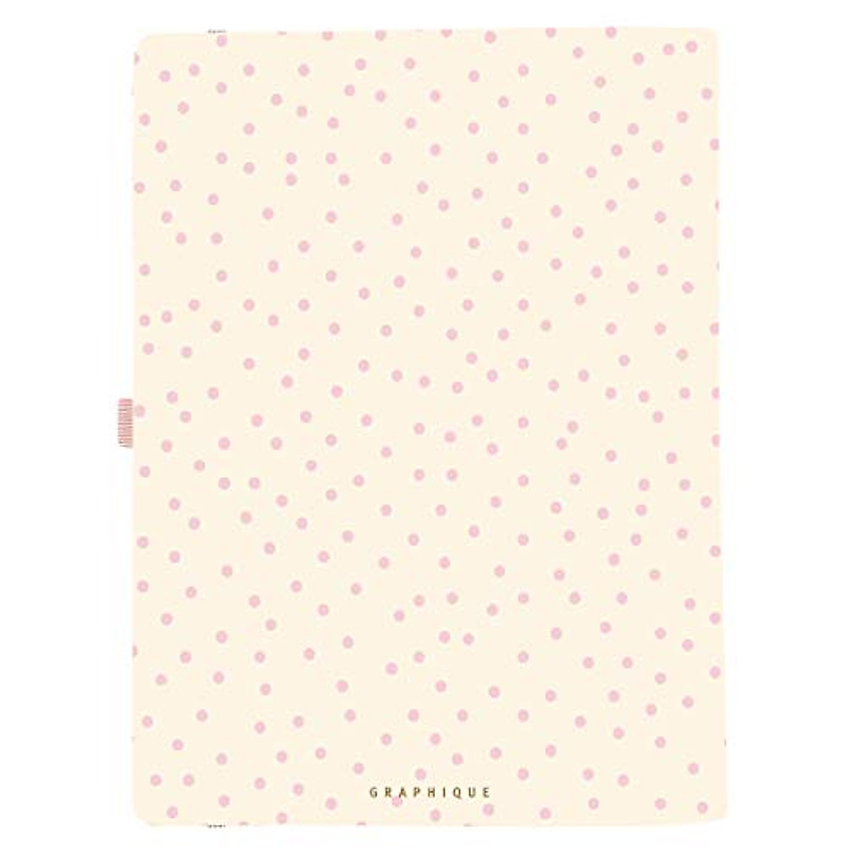 Graphique Designer Planners - 18-Month Dated Calendar - Polka Dot - Vegan Leather Business Monthly Planner with Weekly Agenda & Notes - For School, Work, or Home - Jul 2021-Dec 2022 (8" x 10")
