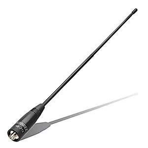 ABBREE AR-771 14.96Inch SMA-Female Dual Band Flexible Whip Handheld Antenna for Baofeng UV-5R BF-F8HP BF-F8TD,BF-F8GP,UV-82HP,UV-82 BF-888S GM-15Pro BF-H5/H6/H7 Kenwood Two Way Radio