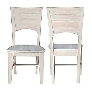 International Concepts Canyon Set of 2 Dining Chairs, Brown