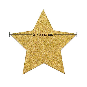 Whaline Star Paper Garland Gold Bunting Banner Hanging Decoration for Wedding Holiday Party Birthday, 660 Inches