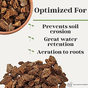 Orchid Potting Bark, Douglas Fir Bark 4qt Bag, Great for Re-Potting Orchids, Adding to Gardens, or Terrariums!