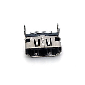 Rinbers Pack of 2 Original HDMI Port Socket Interface Connector Replacement for Sony Playstation 4 PS4 CUH-1001A CUH-1100A CUH-1115A CUH-11xxA CUH-1215 Series Console (NOT for PS4 Slim Pro Console)