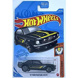Hot Wheels - '67 Ford Mustang Coupe - Muscle Mania 2/10 [Black] #192/250