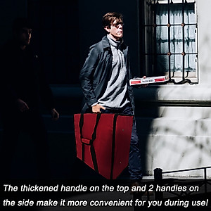 OujiuShark Insulated Pizza Bags for Delivery, 20in x 20in x 12in, Commercial Pizza Warmer Bag, Large Pizza Carrier for Hot and Cold Food (Red)