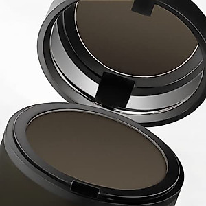 VOLLUCK Root Touch Up Hair Powder Root Cover Up Hairline Shadow Powder Stick, Root Touch Up Dark Brown for Thinning Hair for Women and Men, Bald Spots, Eyebrows, Beard Line, Dark-Brown