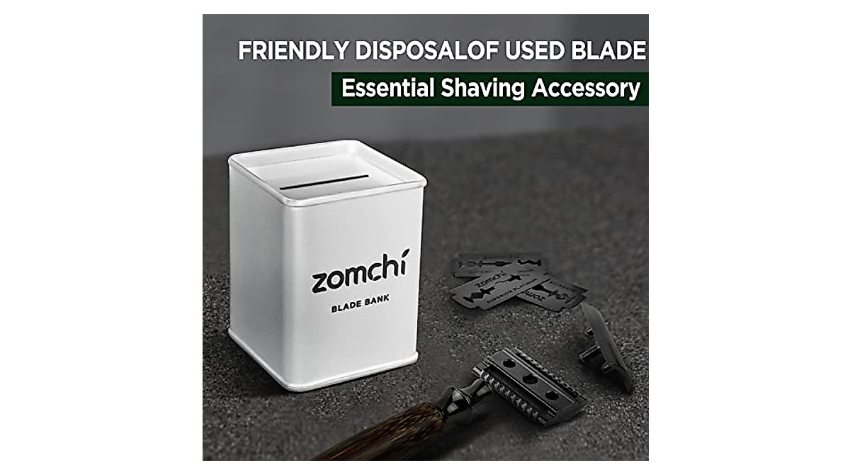 ZOMCHI Razor Blade Bank - Safe Disposal for Used Blades